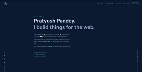 github yashpandey4 personal website first iteration of my personal