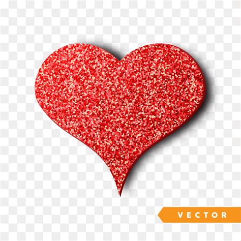 Red Sparkles Heart 430199 Vector Art At Vecteezy