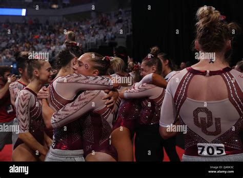 April 16 2022 The University Of Oklahoma Womens Gymnastics Team