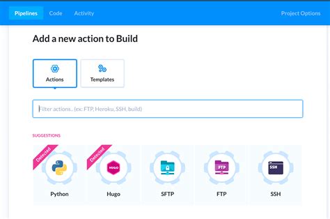 get started with buddy works and hugo deployment