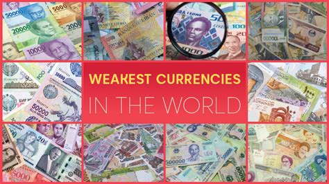 Top 10 Weakest And Least Valuable Currencies In The World Axi Uk