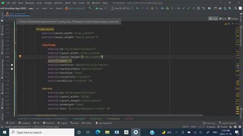java textview not showing up on a button stack overflow
