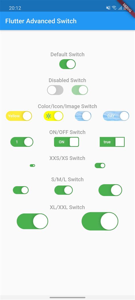 top flutter switch toggle switch icon switch animated switch