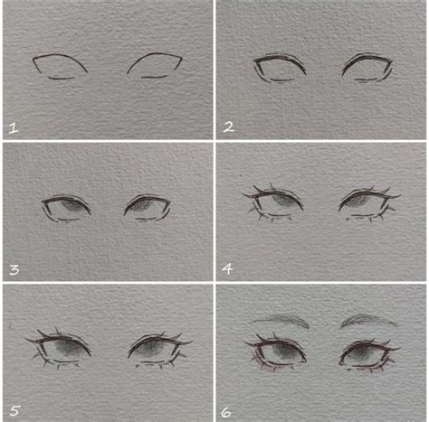 How To Draw Simple Eyes Step By Step