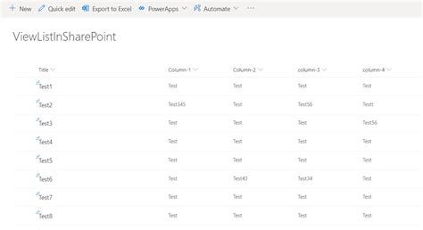 how to display sharepoint list items in a table using spfx