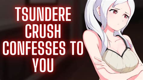 {asmr Roleplay} Tsundere Crush Confesses Her Love Youtube
