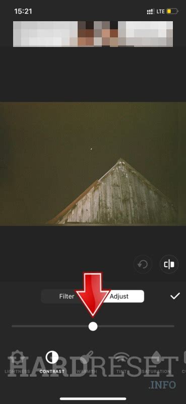 how to adjust photo contrast on inshot how to