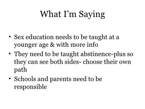 Sex Education
