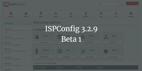 Installing Ispconfig 3 2 9 Beta 1 On Ubuntu 22 04 Ispconfig