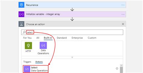perform operations on data azure logic apps microsoft learn