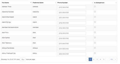 how to persist input control values in bootstrap table on paging