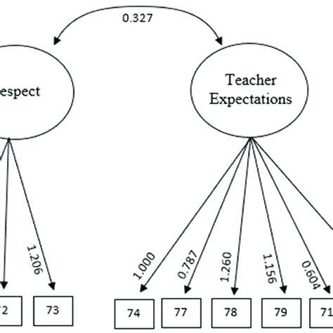 Standardized Parameter Estimates For The Factor Structure Of The Survey