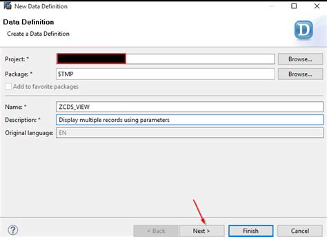 abap on hana step by step procedure to create a cds view
