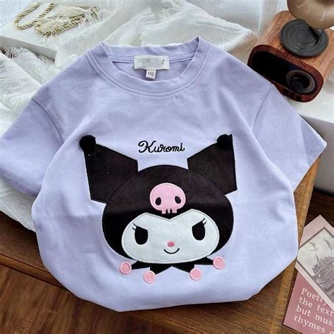 2024 Dreamfire Sanrio Cute 2024 New Girls T Shirt Short Sleeve Fashion