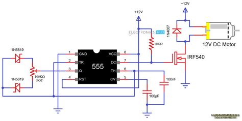 Simple Dc Motor Speed Control Circuit
