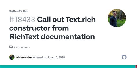 call out text rich constructor from richtext documentation · issue