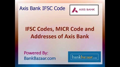 ifsc code in checkbook of axis bank xyz de code