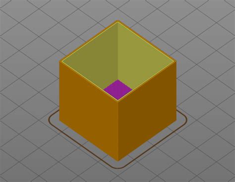 sliced cube for flow rate calibration 3d print beginner