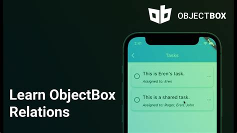 create a flutter app using objectbox as a local database event