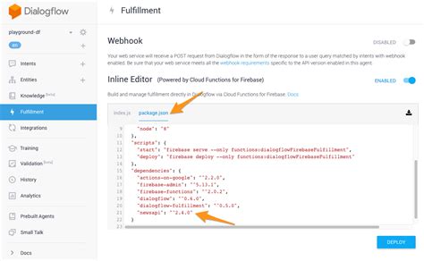 javascript dialogflow fulfilment webhook call failed itecnote