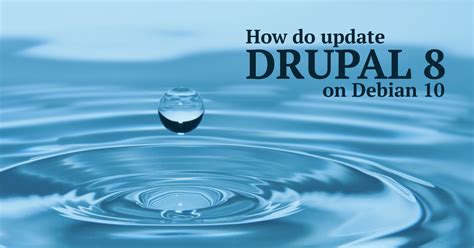 how to update drupal 8 on debian 10 linode docs