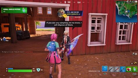 Fortnite Npc 11 Joni The Red Location Youtube