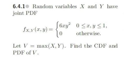 solved 6 2 5 if x has an exponential 1 pdf what is the