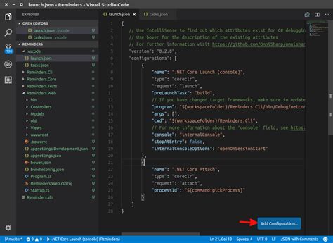 Asp Net Core Development In Linux The Blinking Caret
