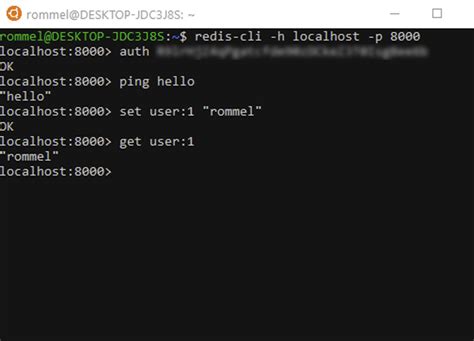 connect to redis server on objectrocket using wsl objectrocket
