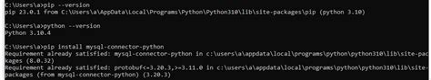 Trying To Connect Nnector Python With Pip How To Fix The Error