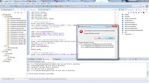 c unable to connect mysql database using c in eclipse stack overflow