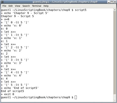 using set to debug scripts linux shell scripting bootcamp