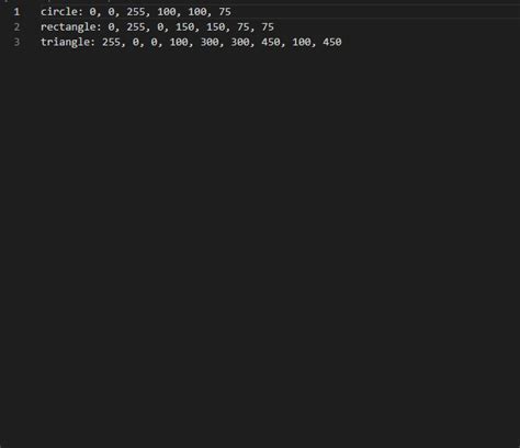 help how to add parameter s from text file to draw shape r pygame