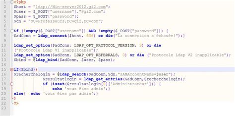 warning ldap get entries expects parameter 2 to par