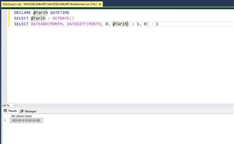 equivalent of oracle last day function in sql server mssql query