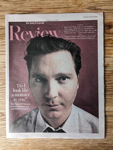 Telegraph Review 14 01 2023 Paul Dano Cover Yourcelebritymagazines