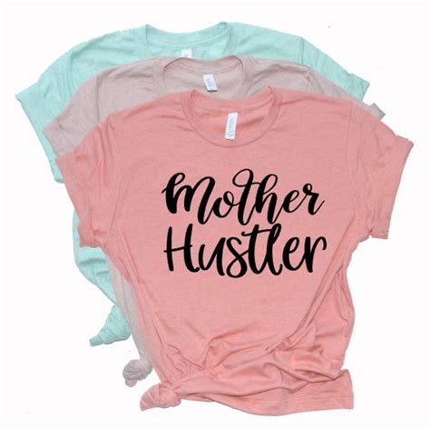 Mother Hustler Womens Shirt Mom Shirt Trendy Tee Mom Shirt Etsy