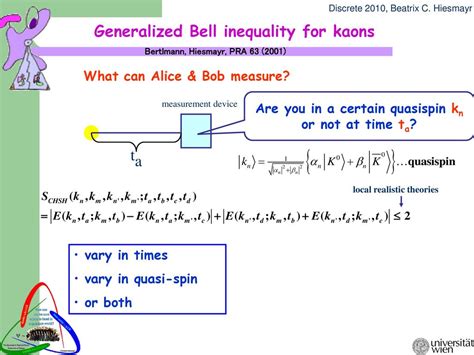 Spooky Action At Distance Also For Neutral Kaons Ppt Download