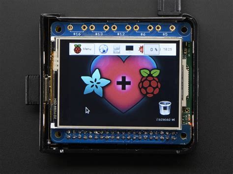 adafruit pitft 2 4″ hat mini kit — 320×240 tft touchscreen raspberry