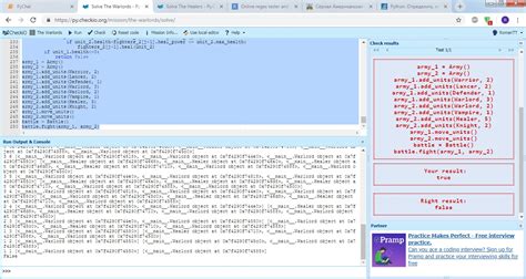 bugs python coding challenges py checkio