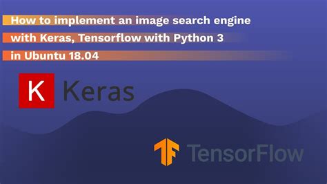 how to implement an image search engine using keras tensorflow with