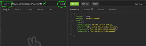 cara membuat crud rest api dengan lumen tampilkan detail