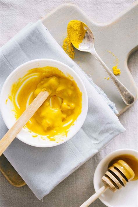 Hydrating Turmeric Diy Face Mask Egg Yolk Honey Olive Oil Miss Wish