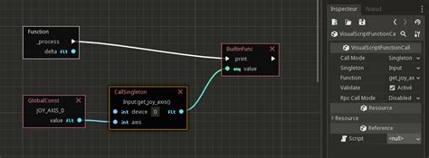[solved] how to get joystick input using visual script godot engine qanda