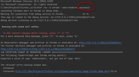 [web][canvaskit] setting imagefilter blur value to 0 throws `expected