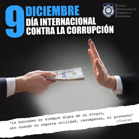 9 De Diciembre DÍa Internacional Contra La CorrupciÓn Fiscalía