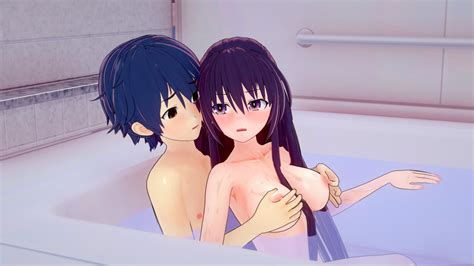 Rule 34 Bath Bathroom Completely Nude Date A Live Erect Nipples