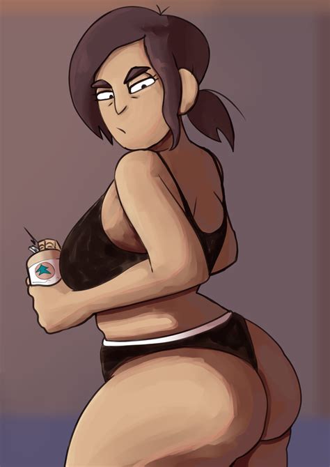 Rule 34 1girls Ass Big Ass Big Breasts Big Butt Bra Brown Hair