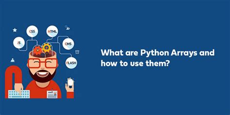 what are python arrays and how to use them fita academy