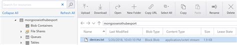 exporting iot device information from azure iot hub s using powershell